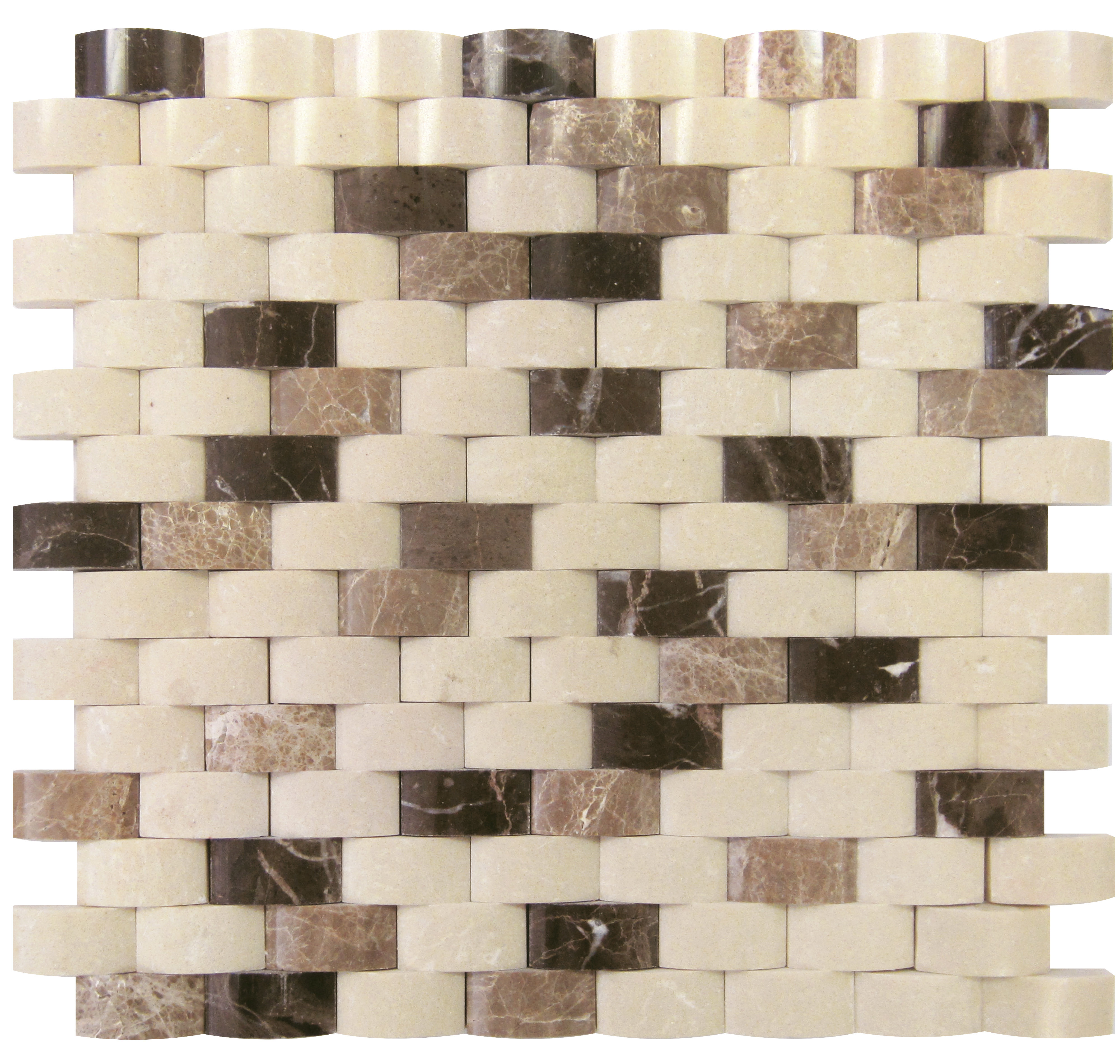 Bloom Stone 1" x 2" Marble Brick Joint Mosaic Wall & Floor Tile | Wayfair