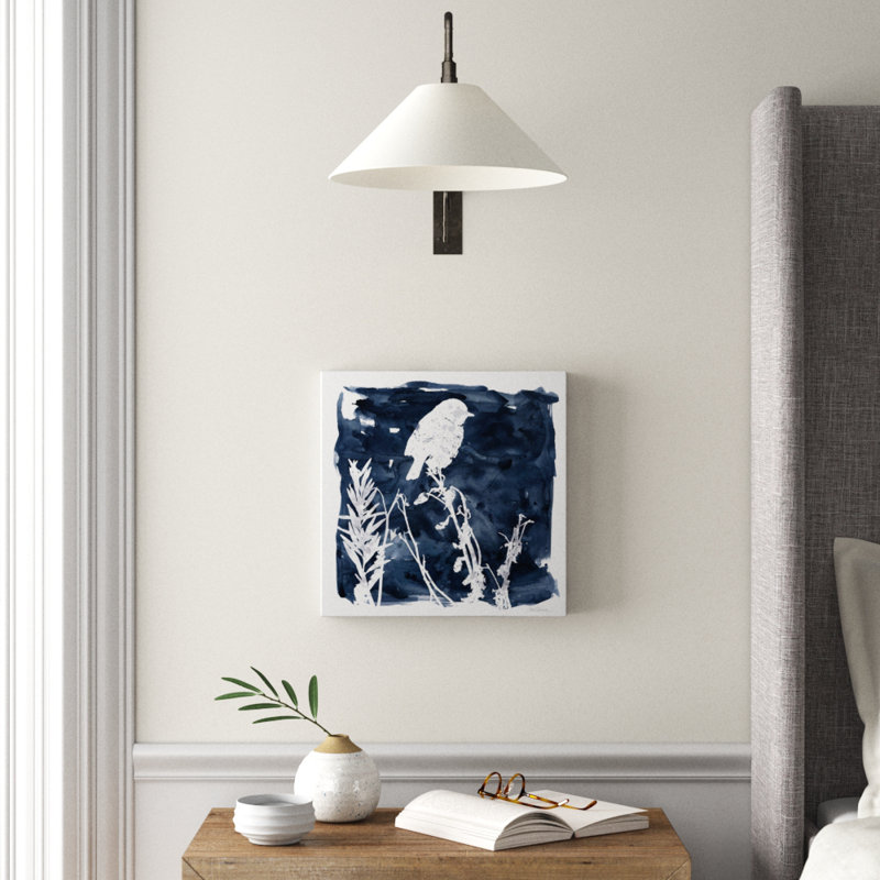 Union Rustic Indigo Bird I - Painting on Canvas & Reviews | Wayfair