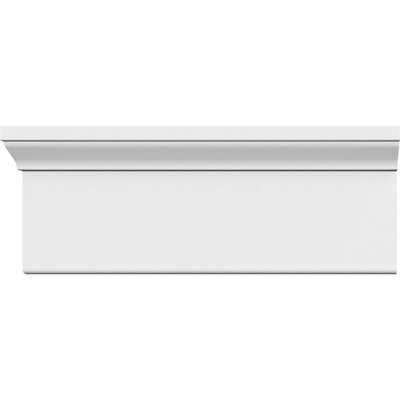 Ekena Millwork PVC Back Band Casing 4 1/2"H x 96"W x 1 1/4"D Moulding ...