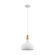 Zipcode Design Kaylen 1-Light Teardrop Pendant with Wood Accents ...