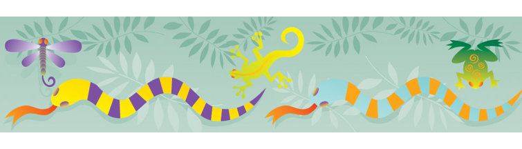 Room Magic Little Lizard Wall Border - Wayfair Canada
