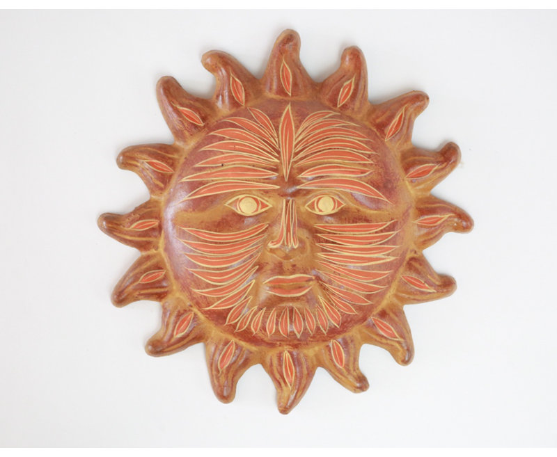 Loon Peak® Handmade Clay Sun Wall Decor | Wayfair