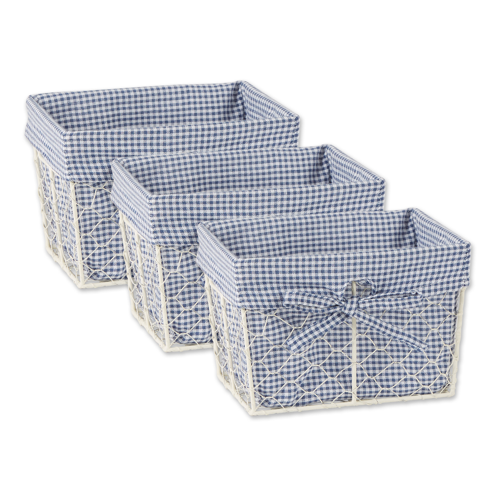 Gracie Oaks Fabric Basket Set | Wayfair