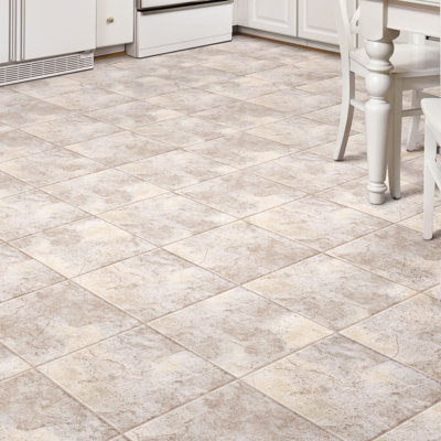 White & Off White Vinyl Flooring You'll Love | Wayfair