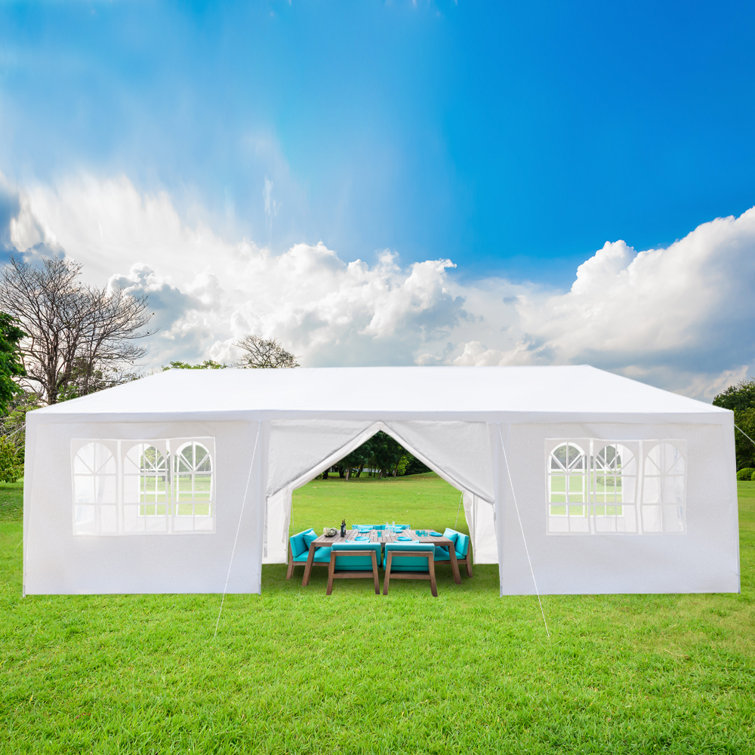 Ktaxon 30 Ft. W x 10 Ft. D Steel Party Tent Canopy & Reviews | Wayfair