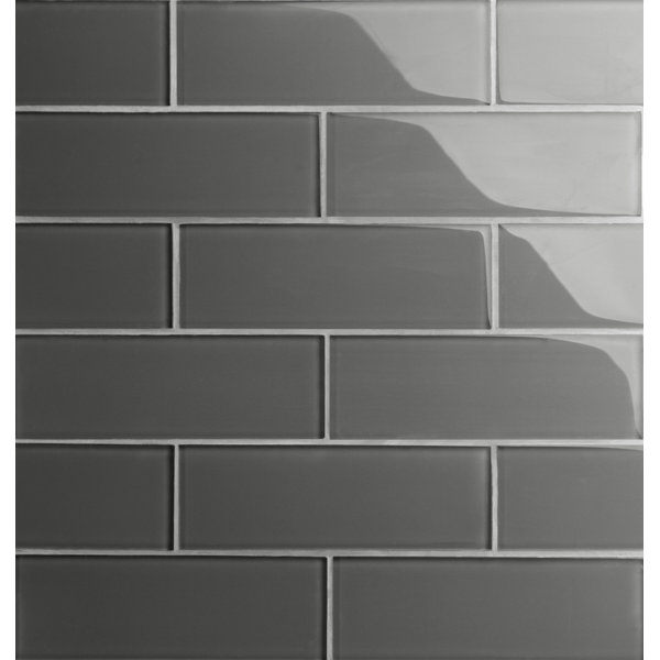 WS Tiles Premium 3" x 9" Glass Subway Tile & Reviews | Wayfair