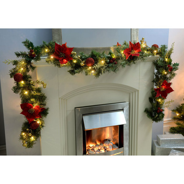 Three Posts 274Cm Lighted Garland with Lights & Reviews | Wayfair.co.uk