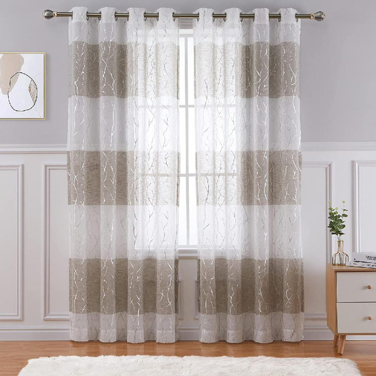 Red Barrel Studio® For Bedroom Living Room Extra Long Window Curtain ...