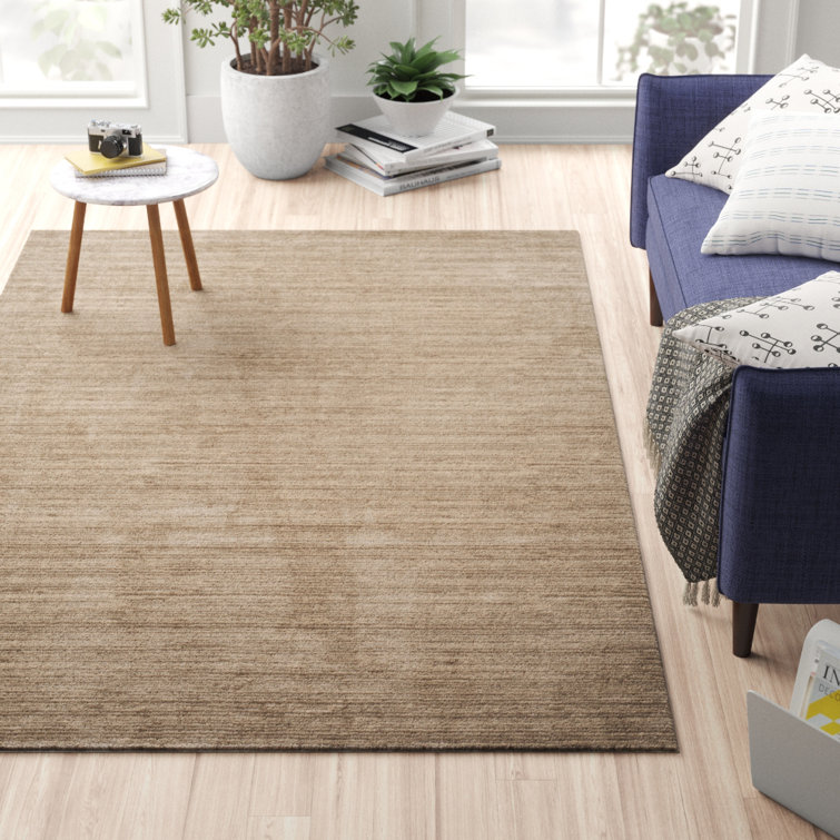 Wade Logan® Aaishah Power Loom Light Brown Rug & Reviews | Wayfair