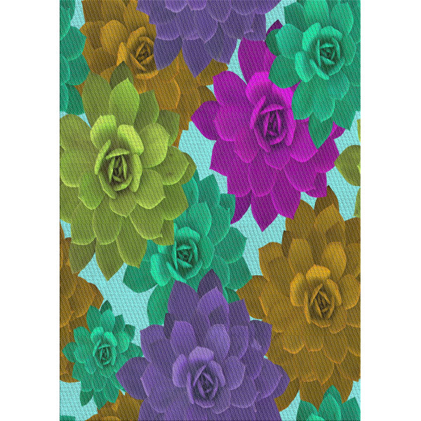 Bless international Pink/Green/Yellow Rug | Wayfair