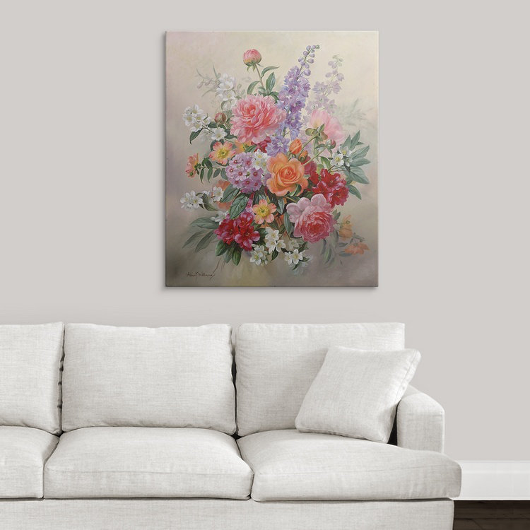 Lark Manor Alexica A High Summer Bouquet by Albert Williams - Print ...