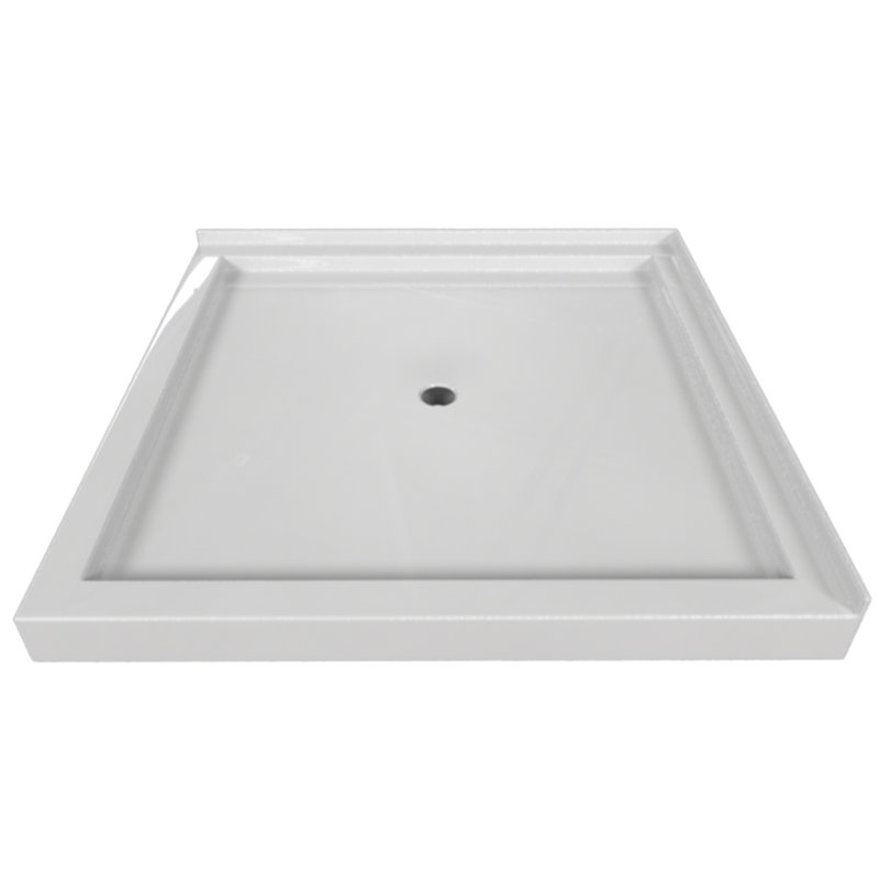 Valley Acrylic Ltd. Signature 48" W x 48" D Double Threshold Shower ...