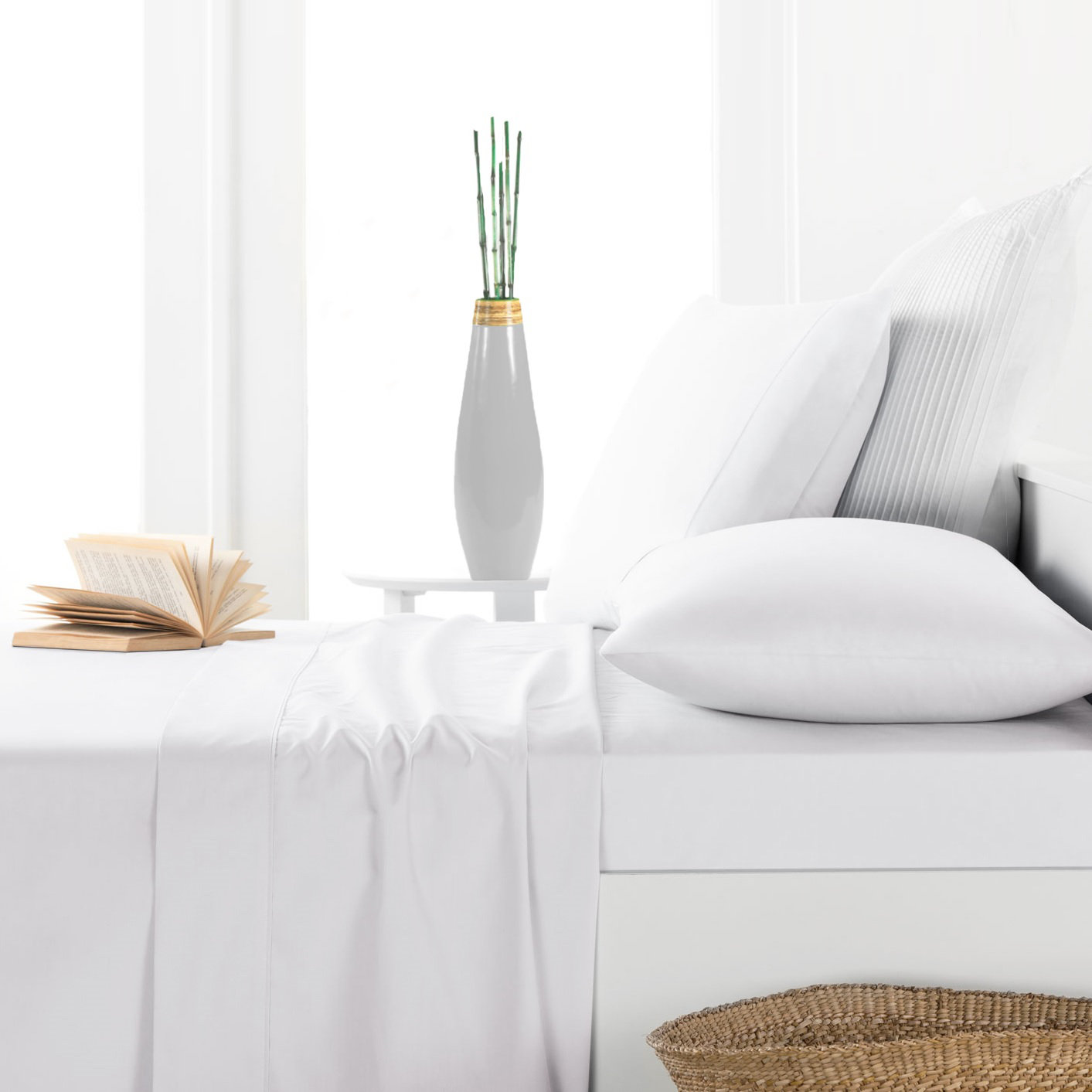 Linen Depot Direct Rayon from Bamboo Essence 6 Piece Luxury Sheet Set ...