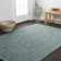 House of Hampton® Darryl Floral Handmade Looped/Hooked Wool Slate Area ...