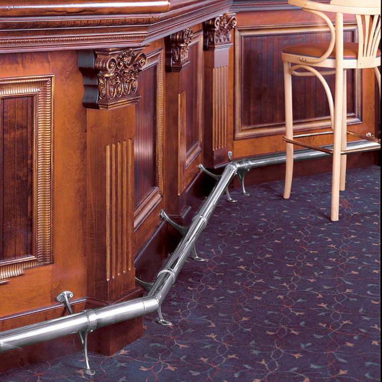 Lido Designs Combination Bar Footrail Bracket | Wayfair