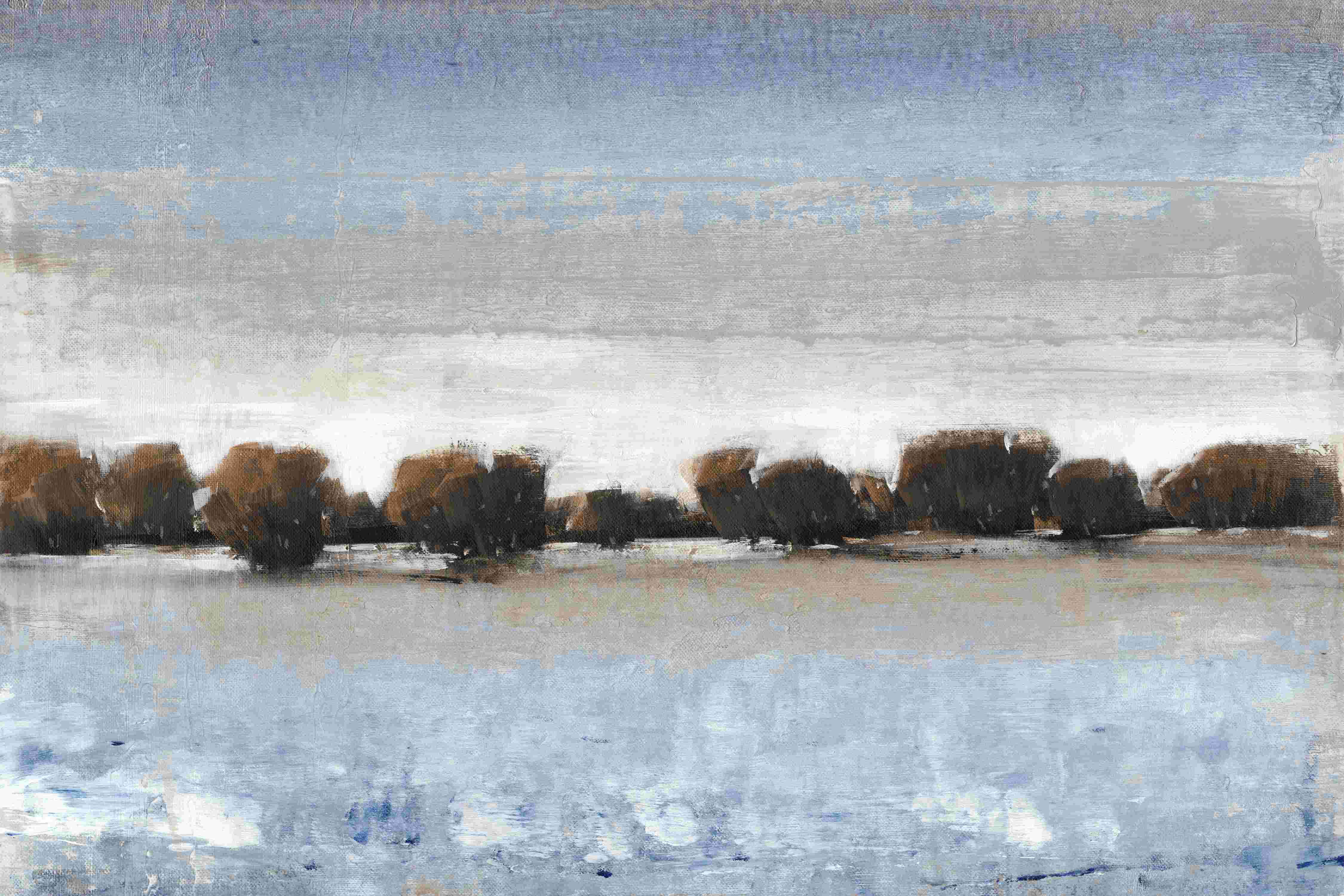 Red Barrel Studio® Distant Treeline II by Timothy O' Toole - Wrapped ...