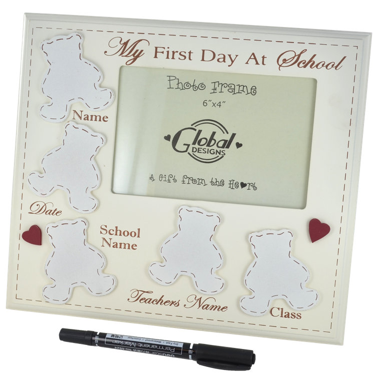 Global Designs Fenton Ltd My First Day Picture Frame | Wayfair.co.uk