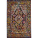 World Menagerie Gibson Hooked Light Blue/Fuchsia Rug & Reviews ...