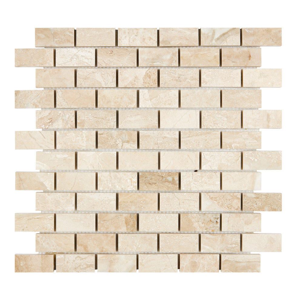 Stone & Tile Shoppe, Inc. Marble Brick Joint Mosaic Wall & Floor Tile ...