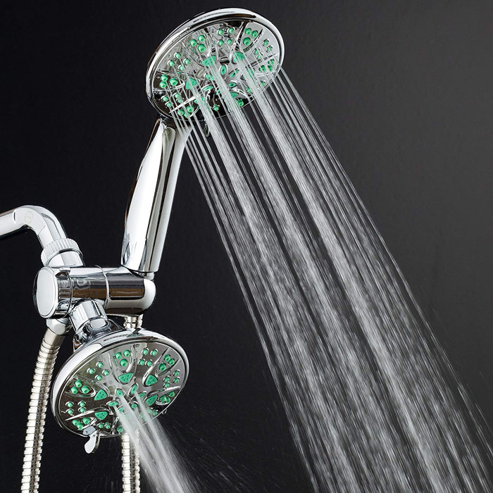 AQDE High Pressure Multi Function Dual Shower Head & Reviews | Wayfair