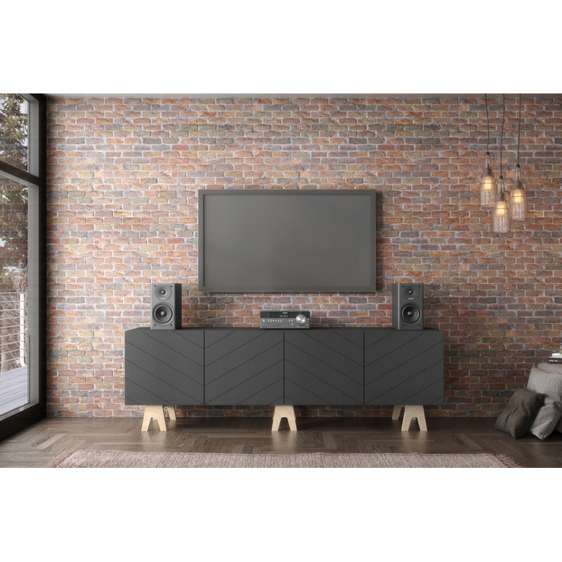 Wrought Studio Falak TV Stand for TVs up to 78" & Reviews | Wayfair