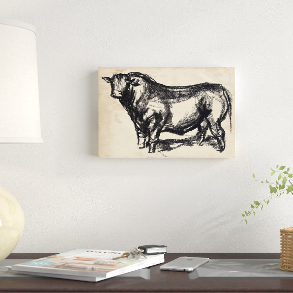 August Grove® Black Angus II by Jennifer Paxton Parker - Wrapped Canvas ...