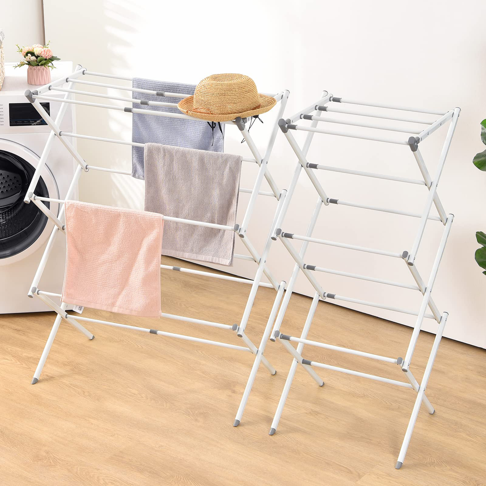 Rebrilliant Accordion Folding Drying Rack | Wayfair