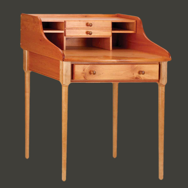 Millwood Pines Sibert Solid Wood Secretary Desk & Reviews - Wayfair Canada