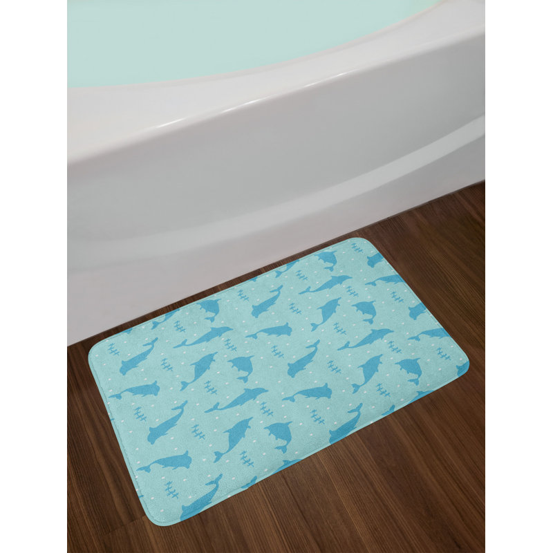 East Urban Home Dolphin Bath Rug | Wayfair
