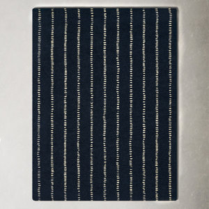 AllModern Nichols Handmade Tufted Wool Navy Rug | Wayfair