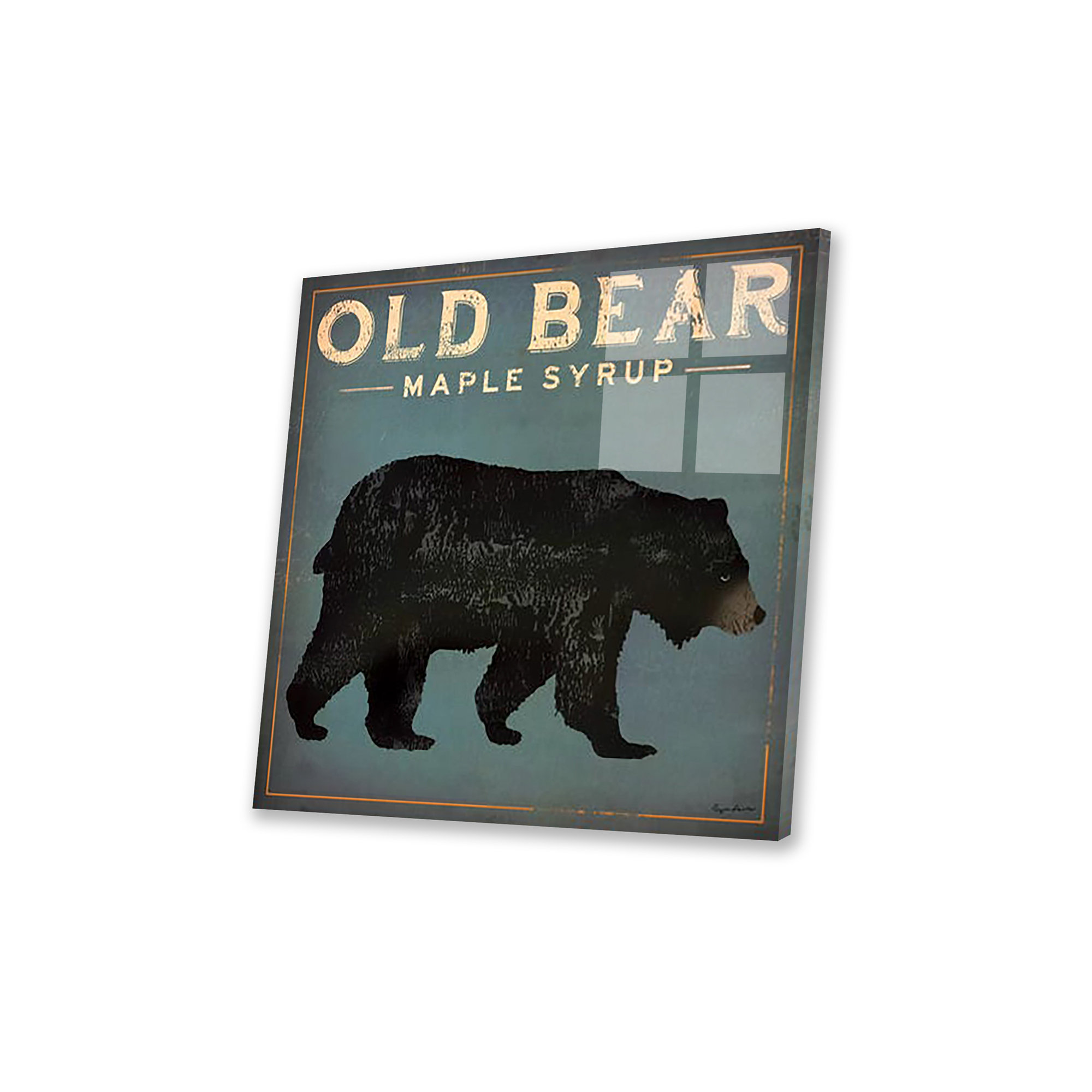 Millwood Pines Old Bear Maple Syrup by - Unframed Graphic Art | Wayfair