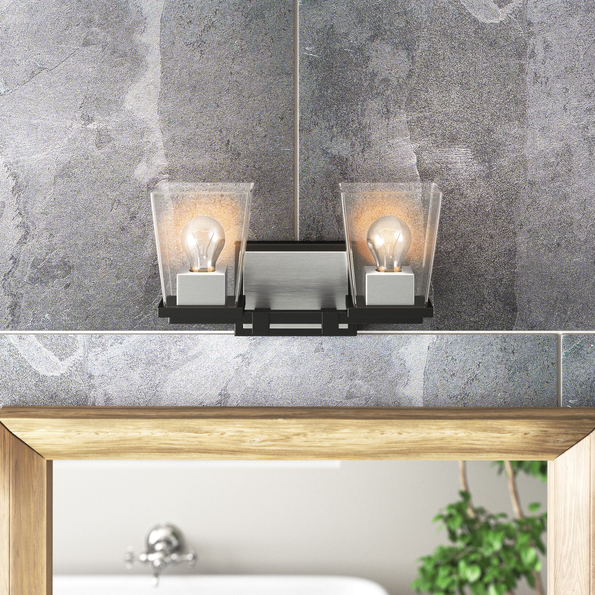 Greyleigh™ Braydon 2 - Light Dimmable Vanity Light & Reviews | Wayfair