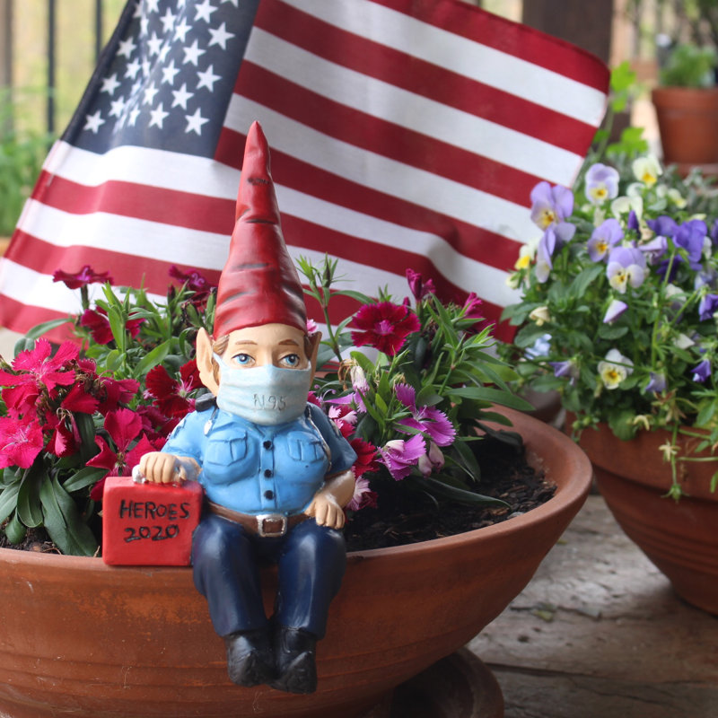 Arlmont & Co. Wellsboro EMT Paramedic Garden Gnome Statue | Wayfair