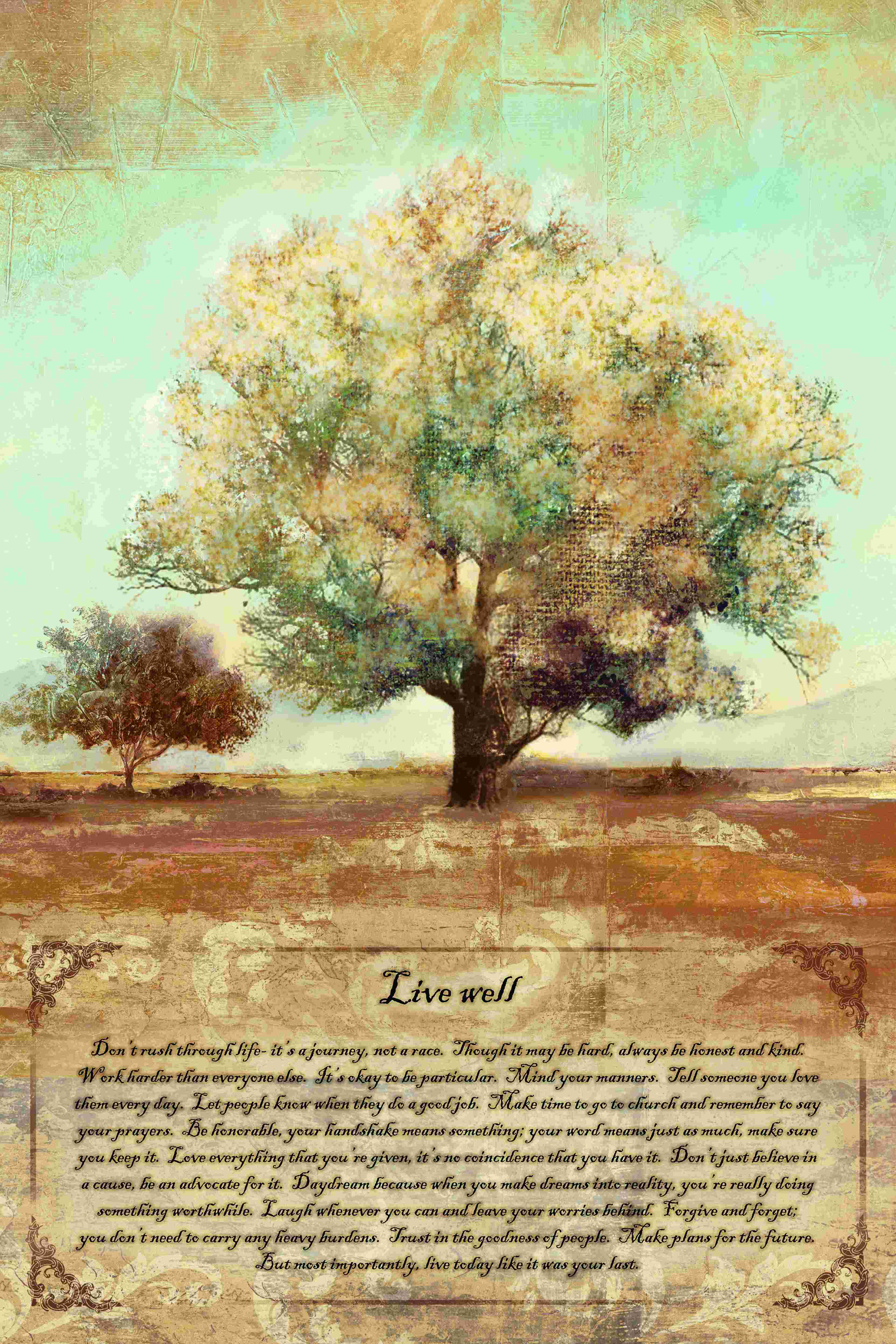 Winston Porter Live Well Tree 2 by - on | Wayfair