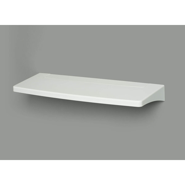 Rebrilliant Homestyle 2.25" X 9" X 22" PVC Folding Wall Shelf | Wayfair