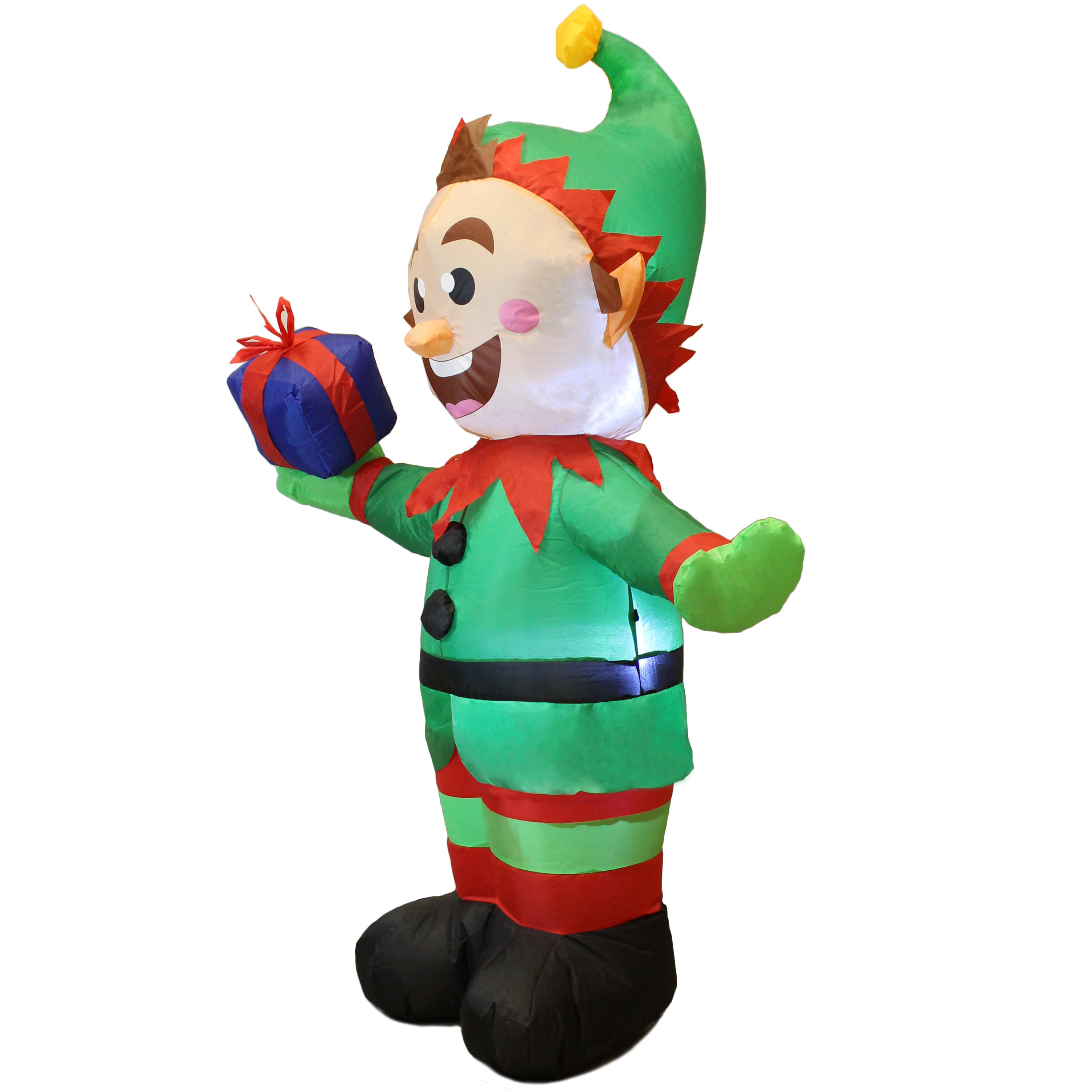 The Holiday Aisle® Christmas Elf Inflatable | Wayfair