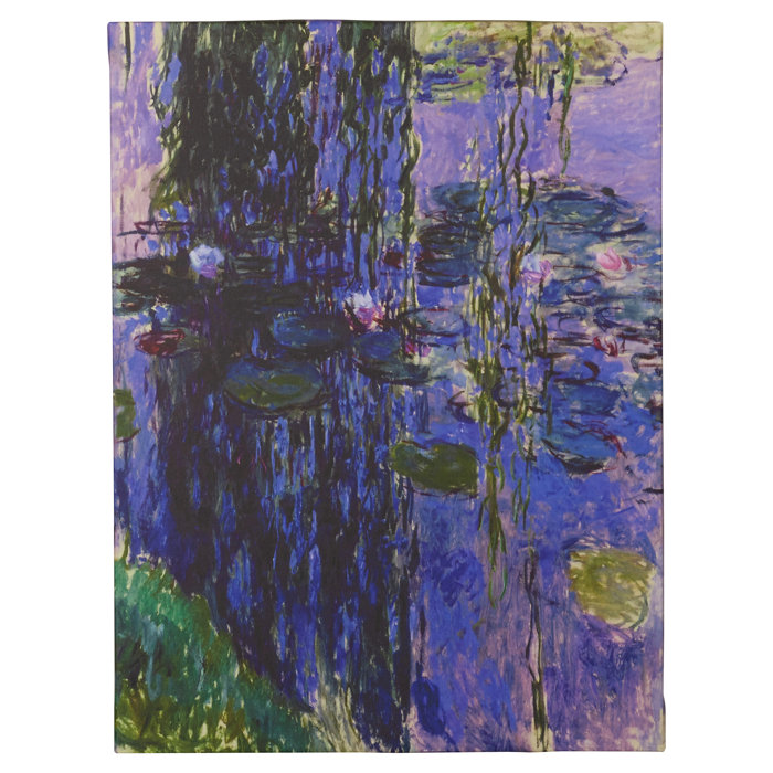 Alcott Hill 'Lavender Water Lilies' by Claude Monet Painting Print on ...