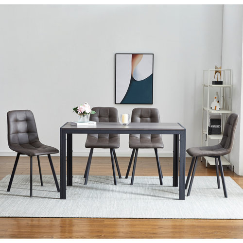 Wade Logan® Gossard 4 - Person Dining Set & Reviews | Wayfair