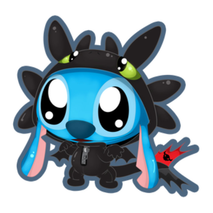 Design With Vinyl Lilo Stitch Toothless Dragon Cartoon Wall Decal | Wayfair