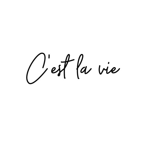 Trinx Cest La Vie - Wrapped Canvas Print | Wayfair