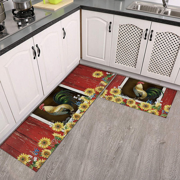 East Urban Home 2 Piece Kitchen Mat Set | Wayfair