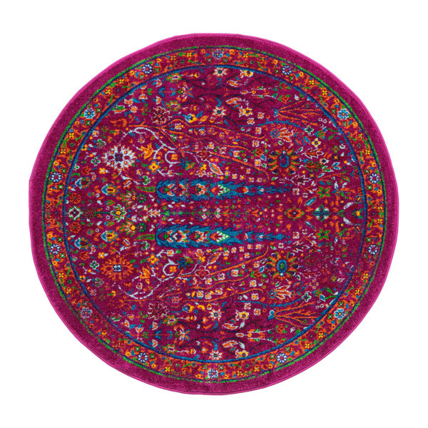 Langley Street Performance Pink Rug | Wayfair