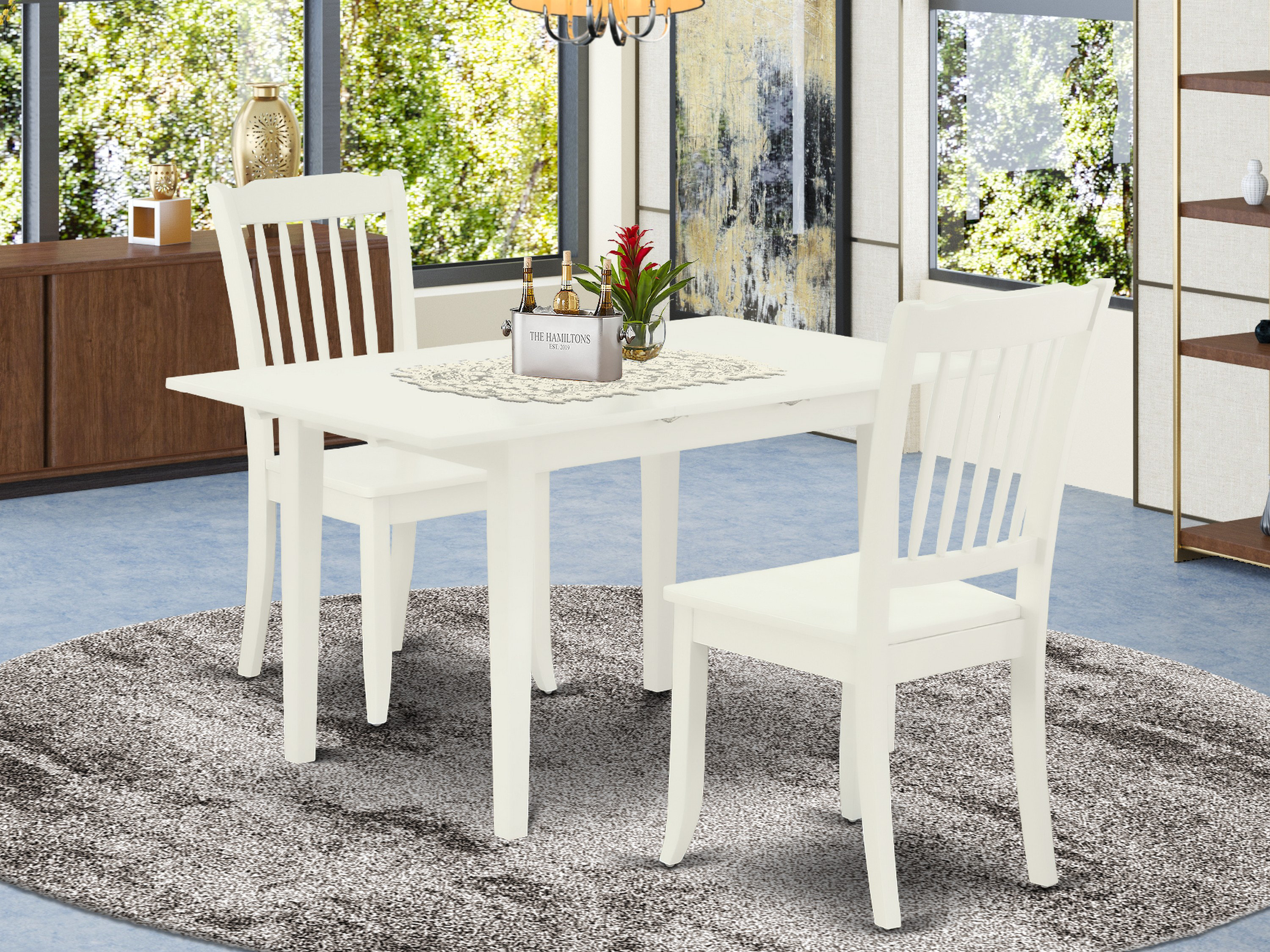 Wildon Home® Lelana Butterfly Leaf Solid Wood Dining Set | Wayfair