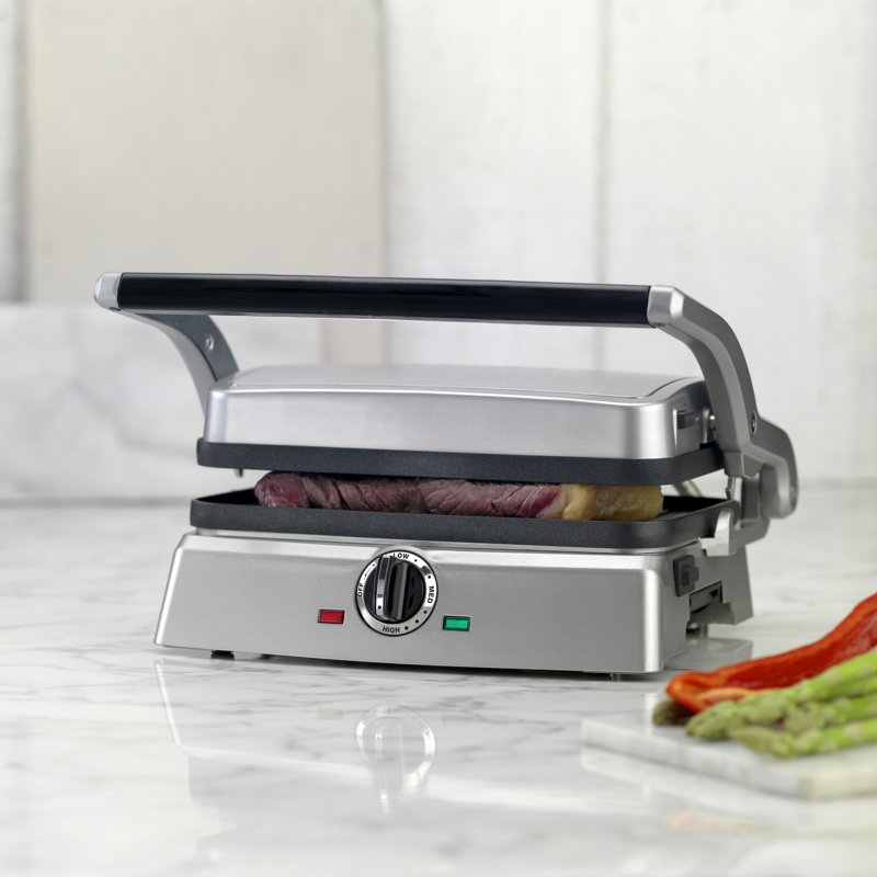 Sandwich Toaster Panini Press 3 in 1 Griddle & Grill Easy Clean Non ...