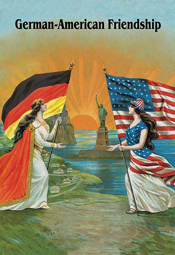 Buyenlarge German American Friendship - Graphic Art | Wayfair