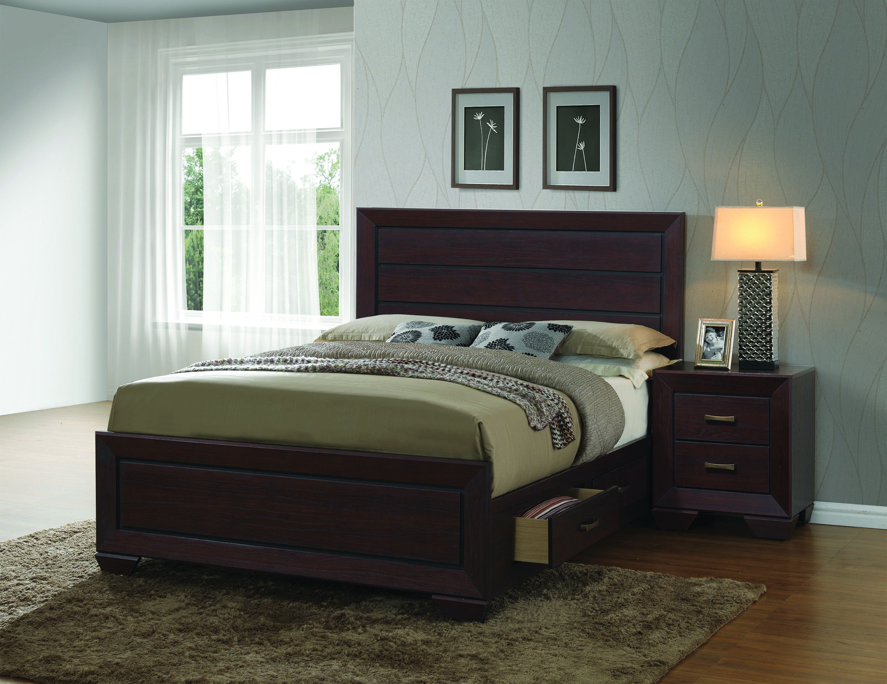 Union Rustic Zuri Platform Solid Wood Configaruable Bedroom Set | Wayfair