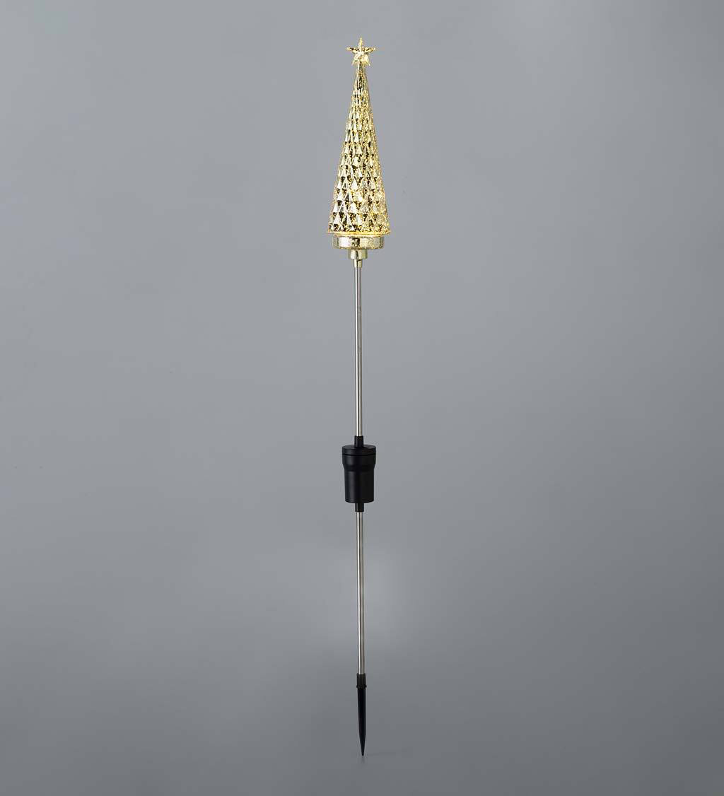 Wind & Weather Lighted Shatterproof Tree Garden Stake | Wayfair