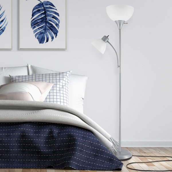 Curved-torchiere-lamp | Wayfair