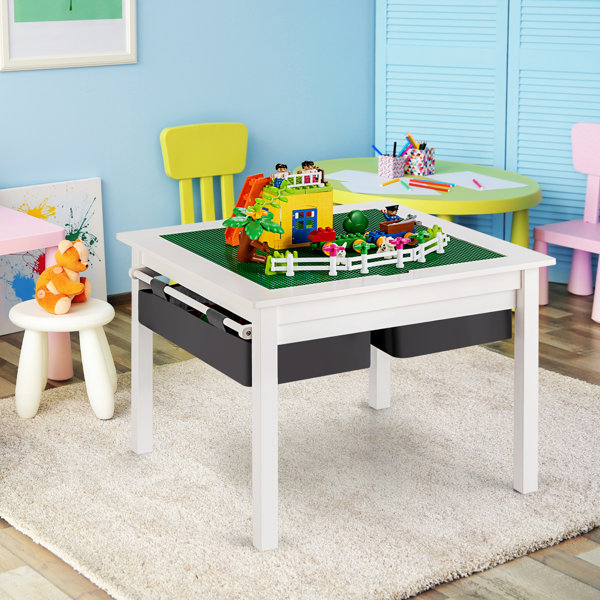 Gymax Square 4-Student Activity Table | Wayfair
