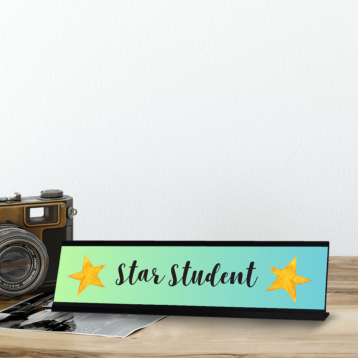 Signs ByLITA Star Student Achievement Desk Sign | Wayfair